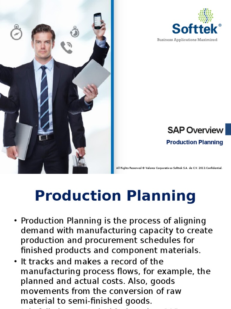 SAP Overview: Production Planning | PDF | Information Technology ...