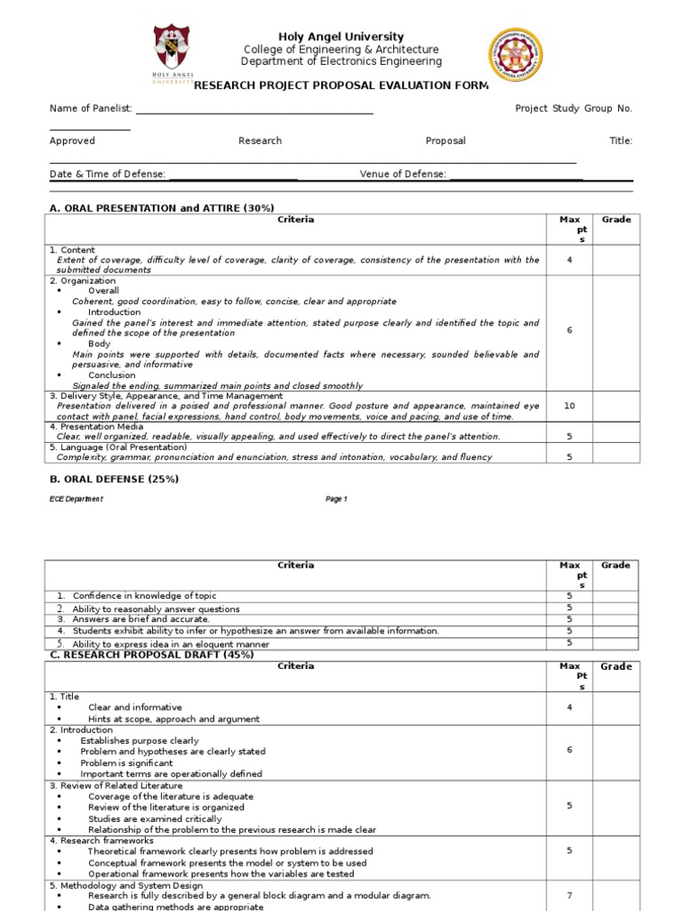 5 Research Proposal Evaluation Form | PDF | Learning | Cognition