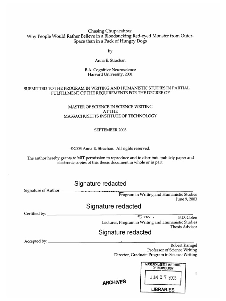 Anna Strachan, "Chasing Chupacabras: Why People Would Rather Believe in ...