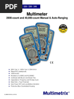 Digitech QM1529 Multimeter Manual | PDF