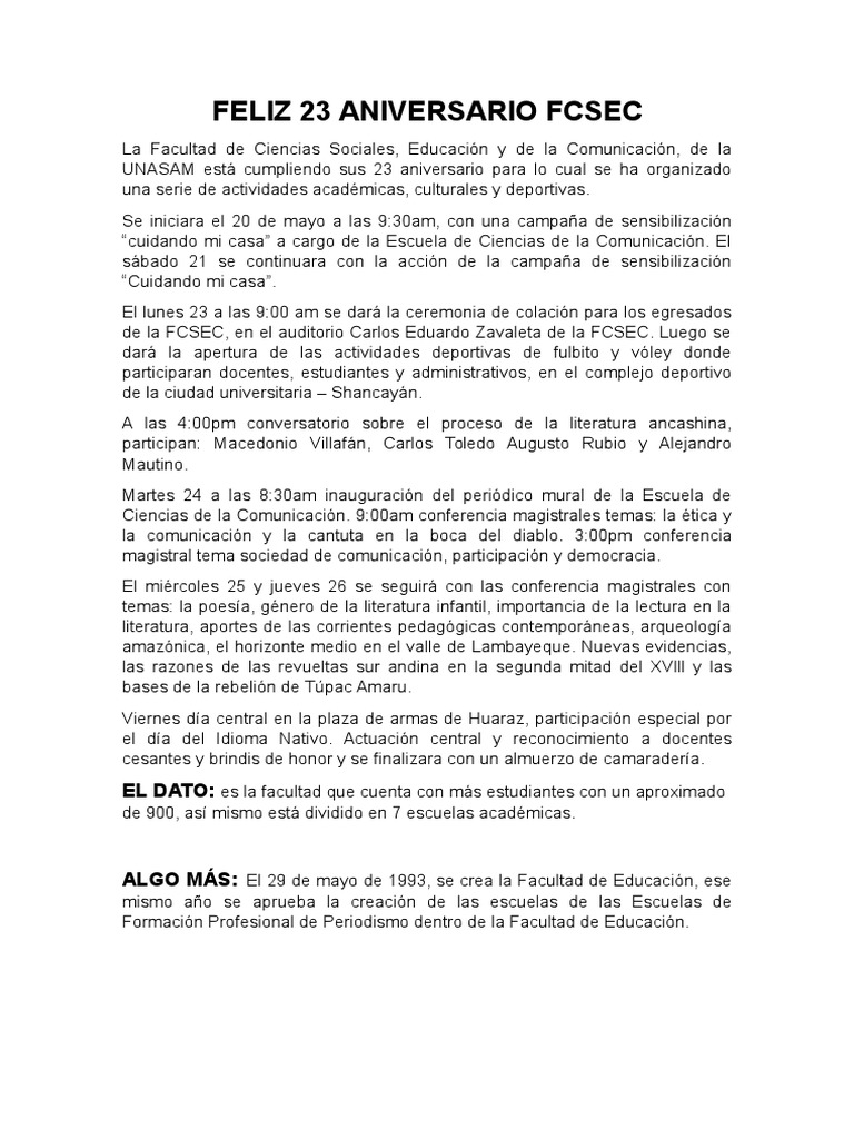 Cronica Informativa | PDF