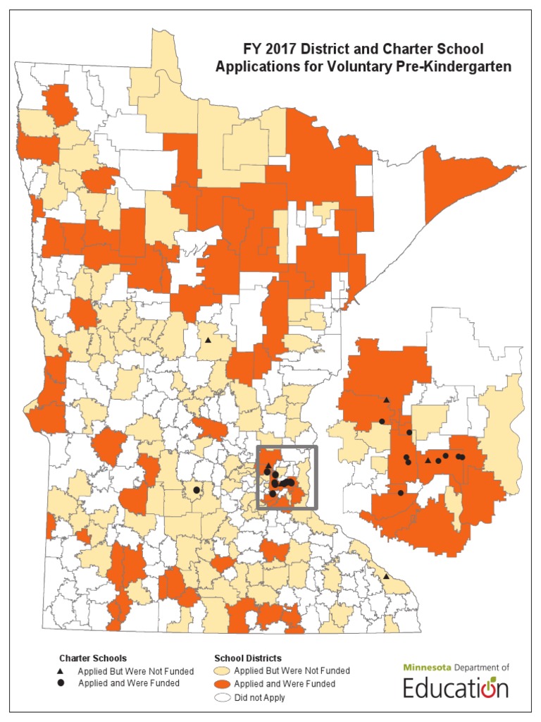 Map of District and Charter School Applications For Voluntary Pre ...