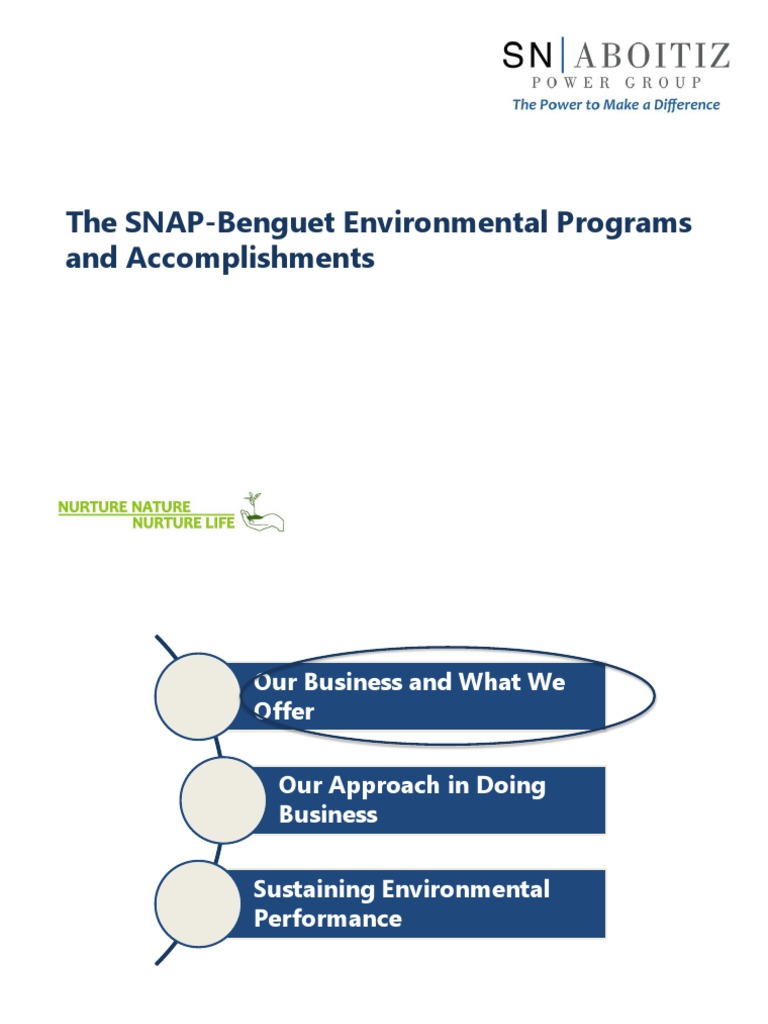 SNAP-Benguet Environmental Initiatives | PDF | Waste Management | Waste