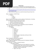 HACCP 12 Steps and 7 Principles Guide | PDF | Hazard Analysis And ...