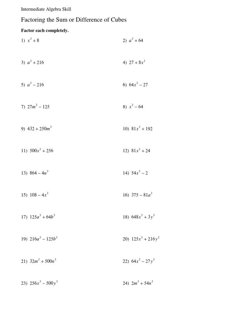Fact 2 Cubes | PDF