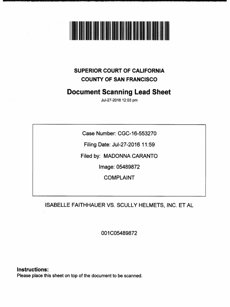 Lawsuit Against Marcus Weller, Mitchell Weller, Skully Helmets, and ...