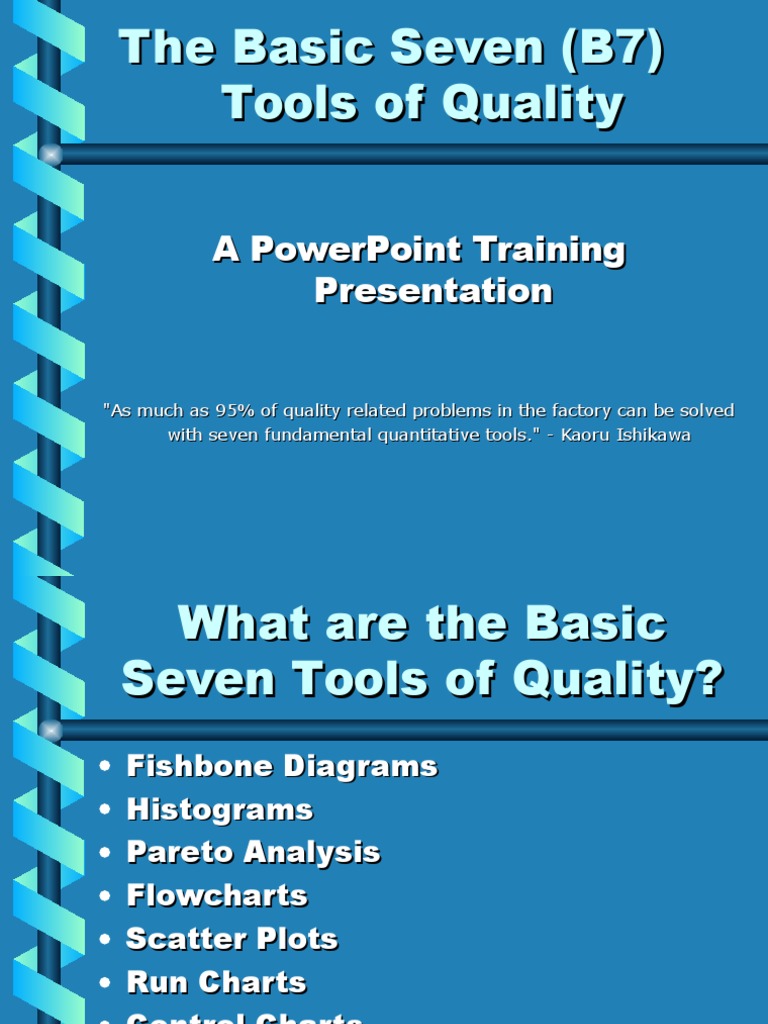 7 Quality - Tools | PDF | Histogram | Scatter Plot