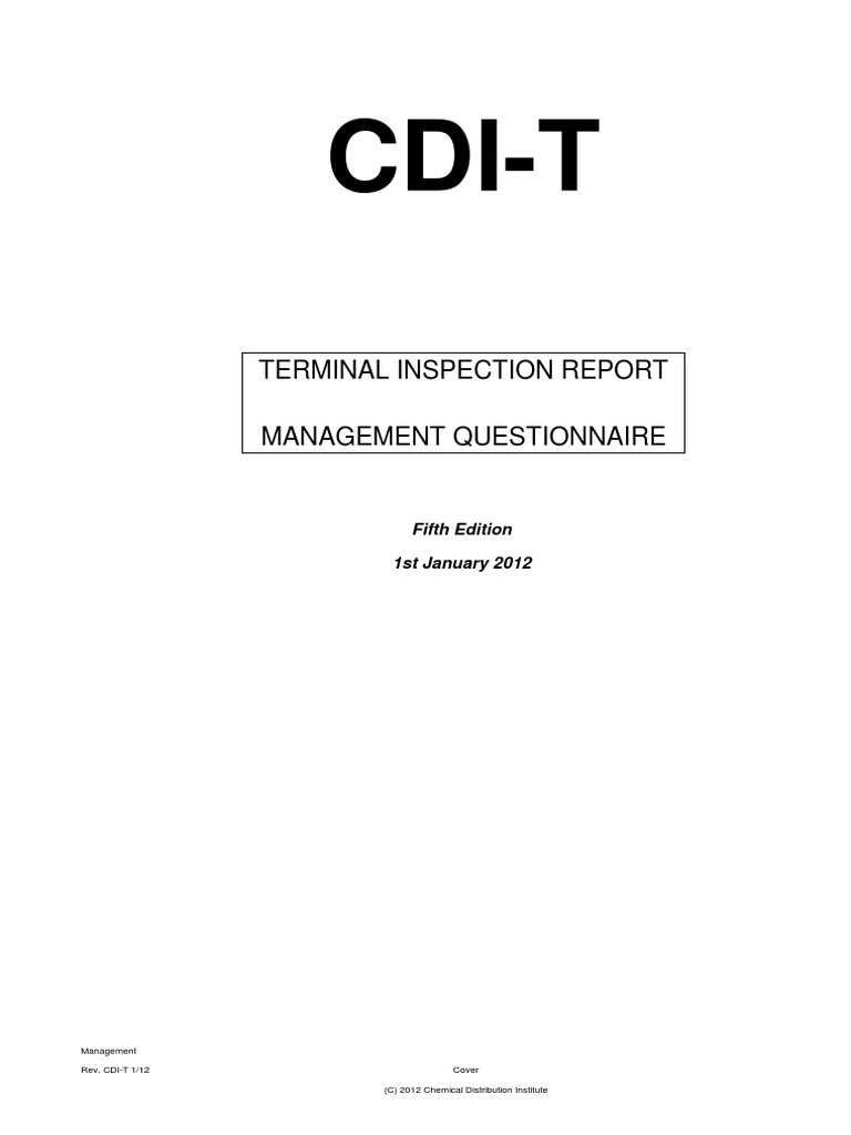 CDI-T 5th Management (1-12) | PDF | Risk | Risk Management