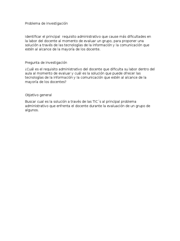 Proyecto de Intervencion Educativa | PDF