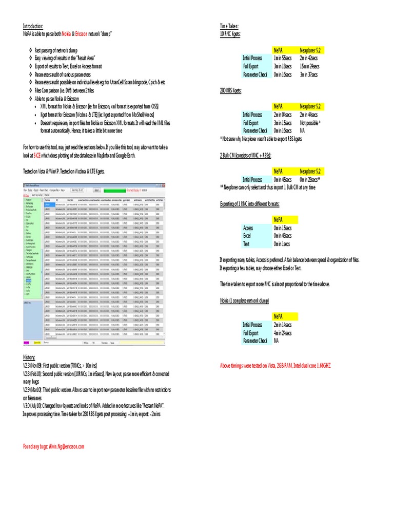 NePA WalkThrough | Download Free PDF | Microsoft Excel | Parameter (Computer Programming)