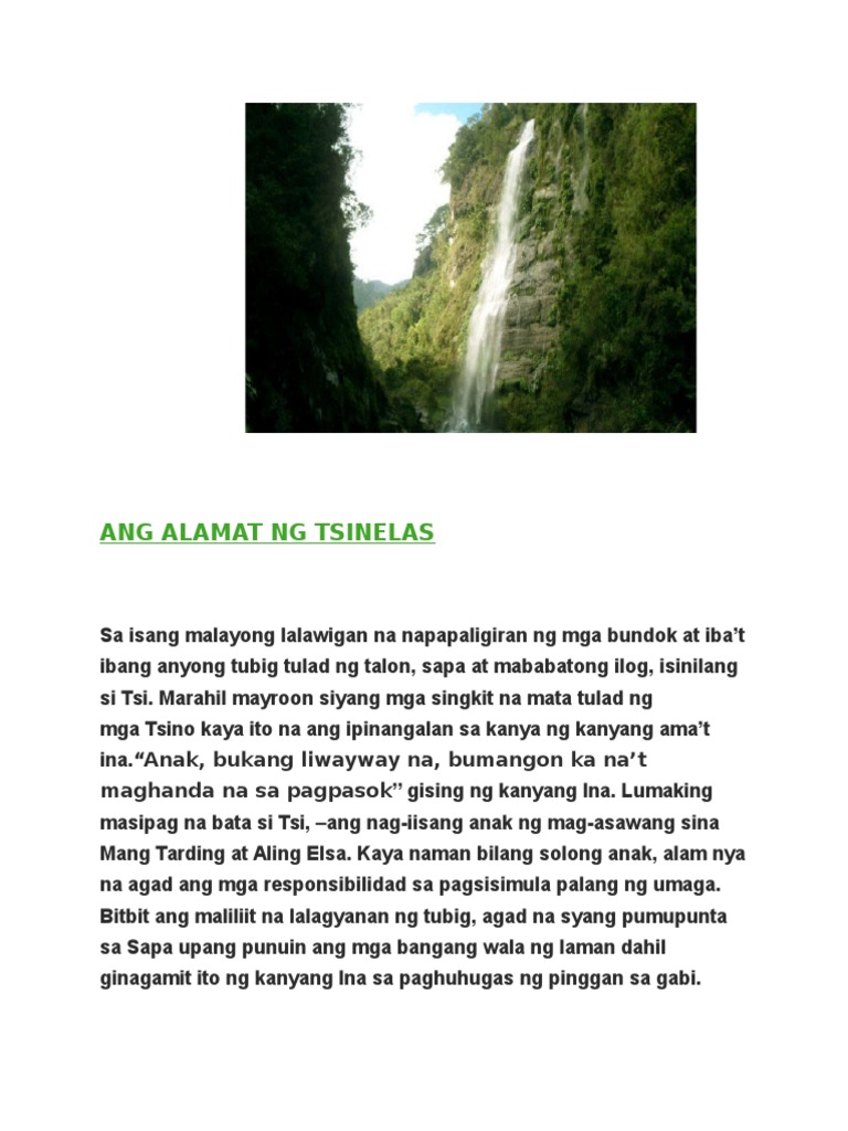 Ang Alamat NG Tsinelas | PDF