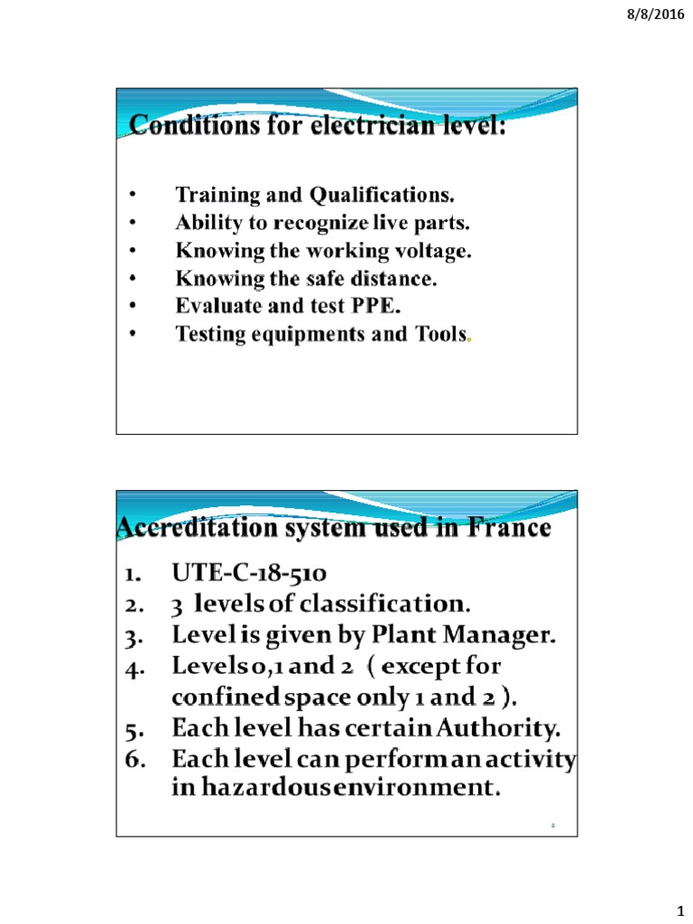 English Electric Safety Level 2 Part 2 PDF | PDF