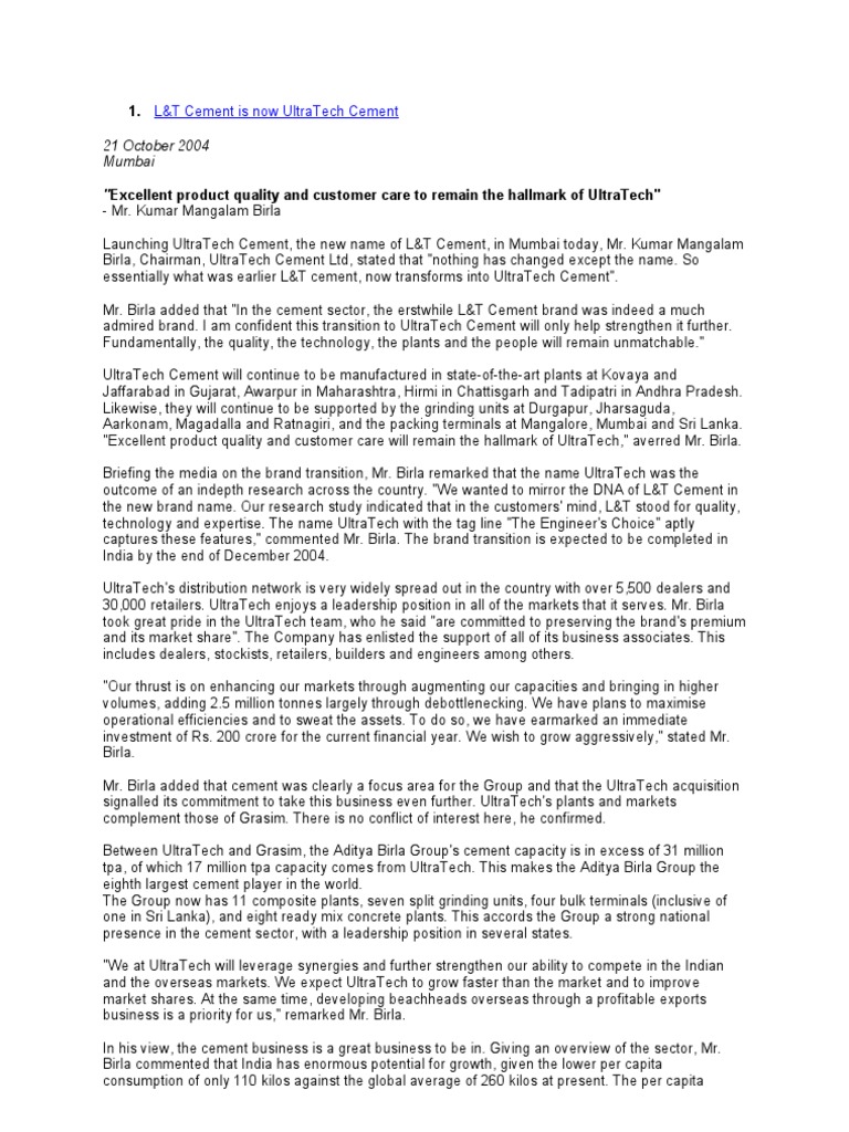 Excellent Product Quality and Customer Care To Remain The Hallmark of ...