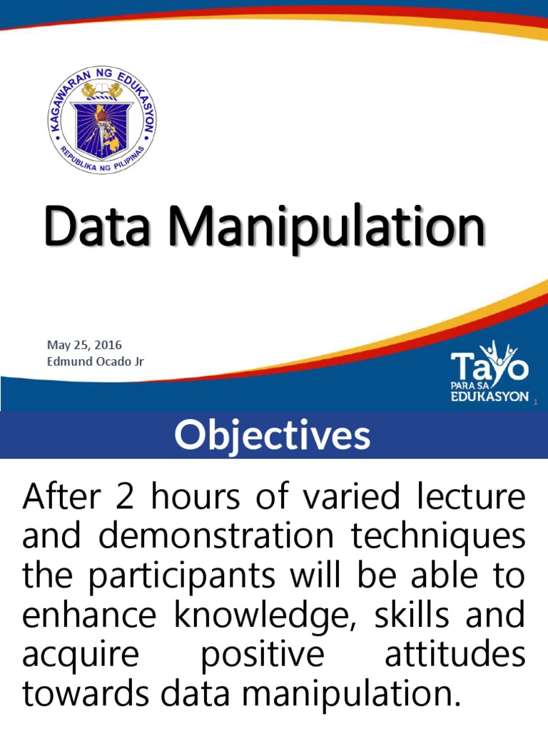 Data Manipulation | PDF