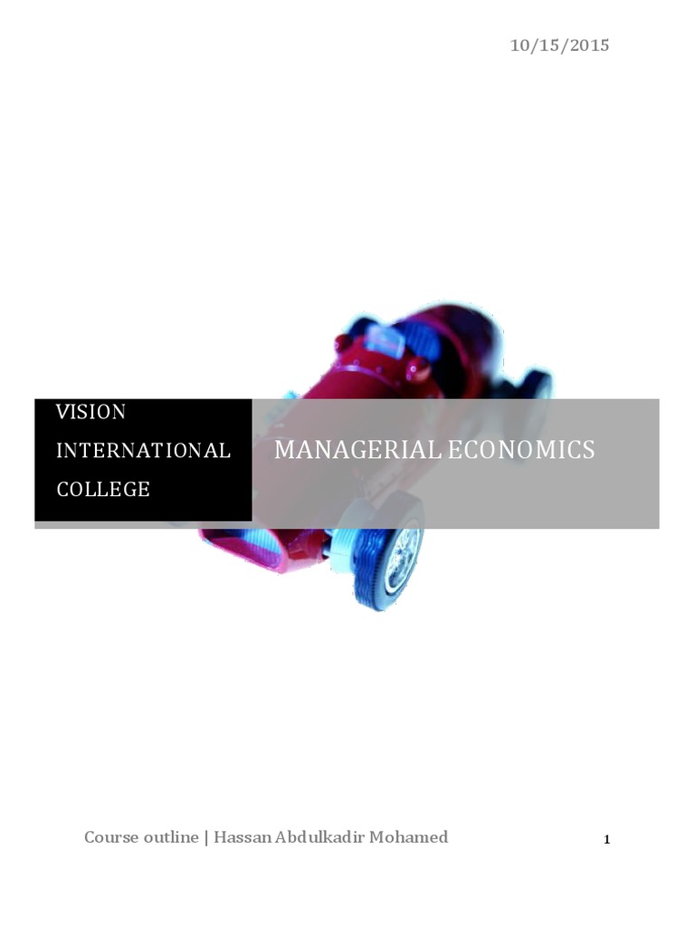 Managerial Economics Book.pdf | Demand | Price Elasticity Of Demand