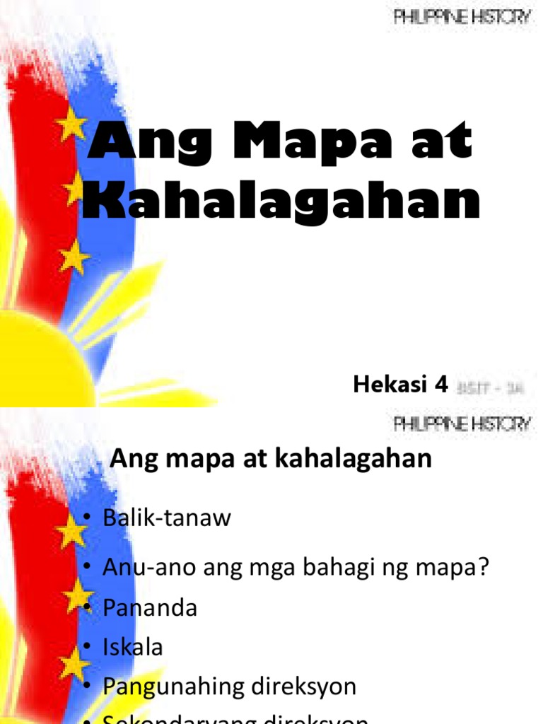 Mapa at Ang Kahalagahan Hekasi 4 | PDF
