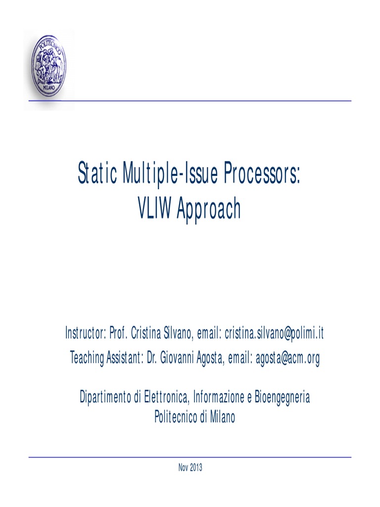 VLIW | PDF | Instruction Set | Cpu Cache