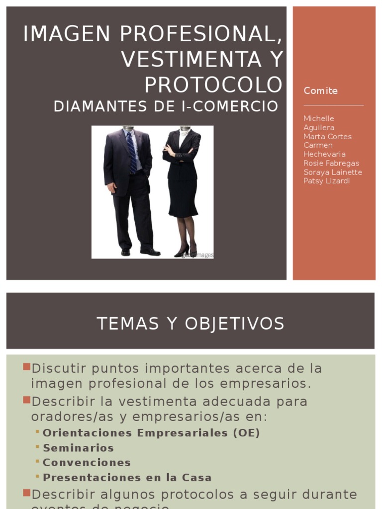 Vestimenta Presentacion 1 | PDF | Traje (ropa) | Camisa