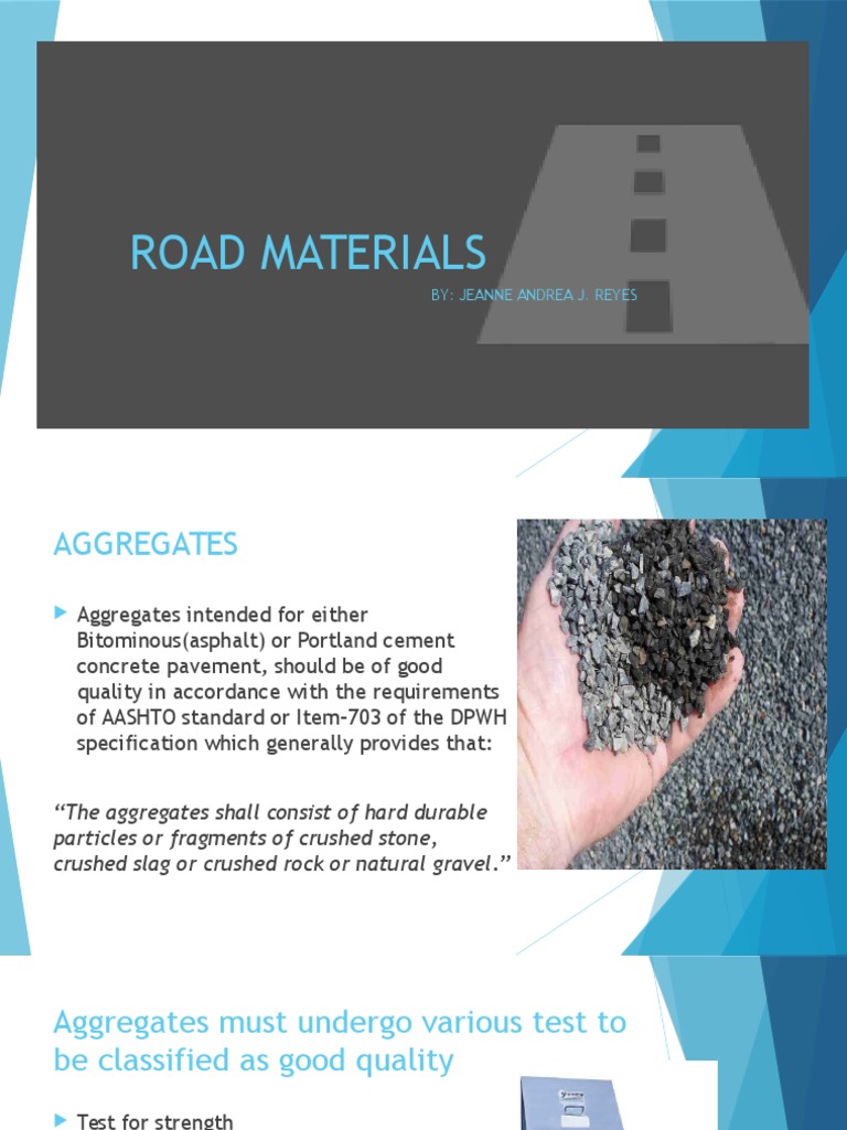 Road Materials | Road Surface | Construction Aggregate
