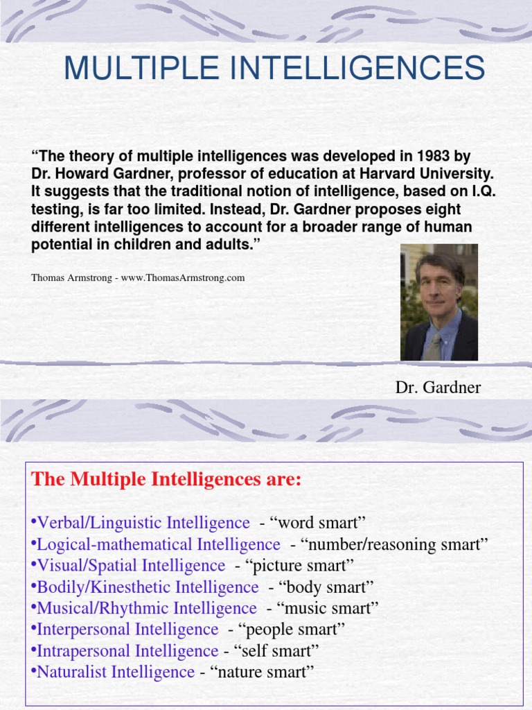 Multiple Intelligences | PDF | Educational Psychology | Neuropsychology