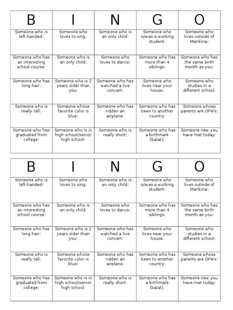 Bingo | PDF