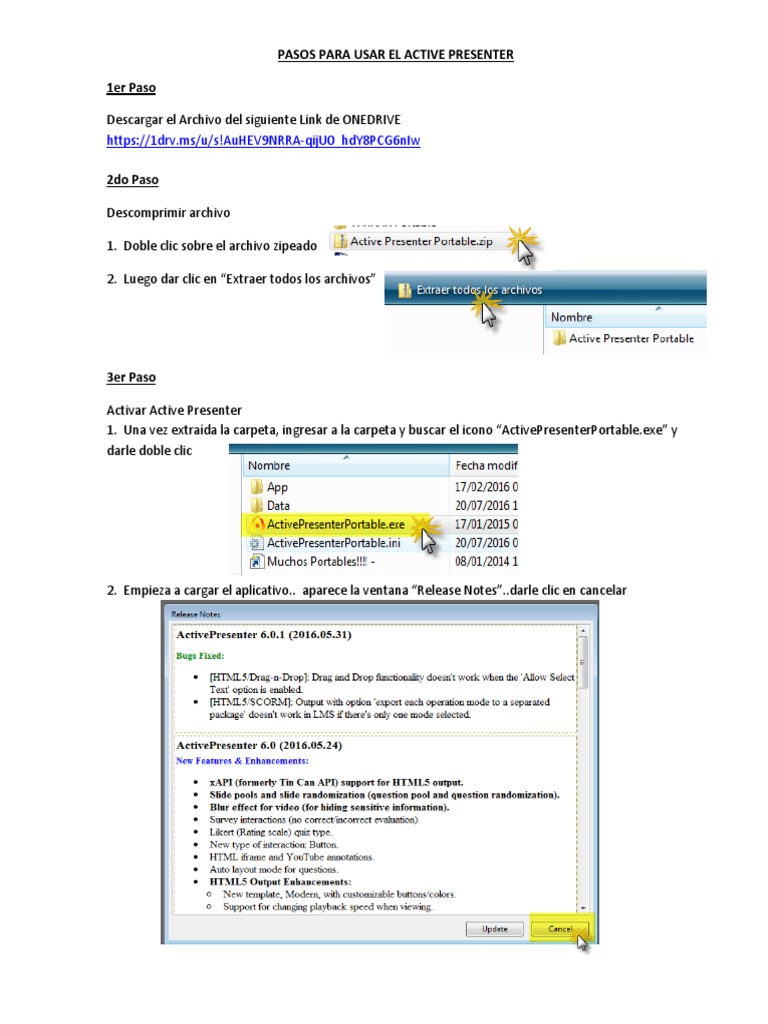 Pasos para Usar El Active Presenter | PDF