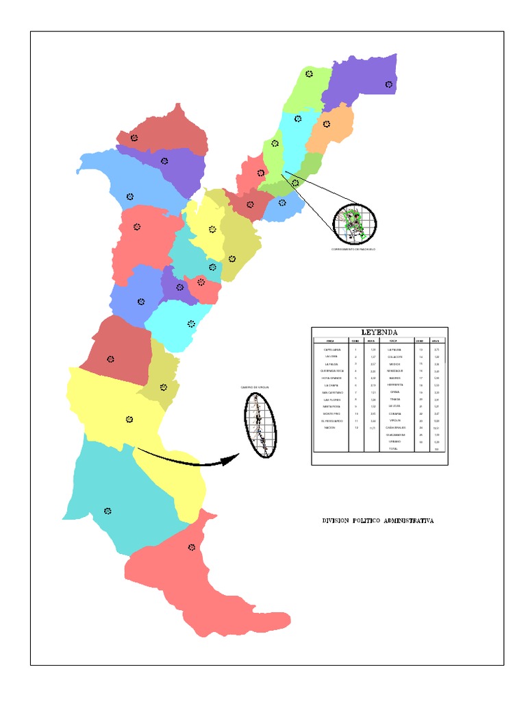 Mapa Politico de Charalá | PDF