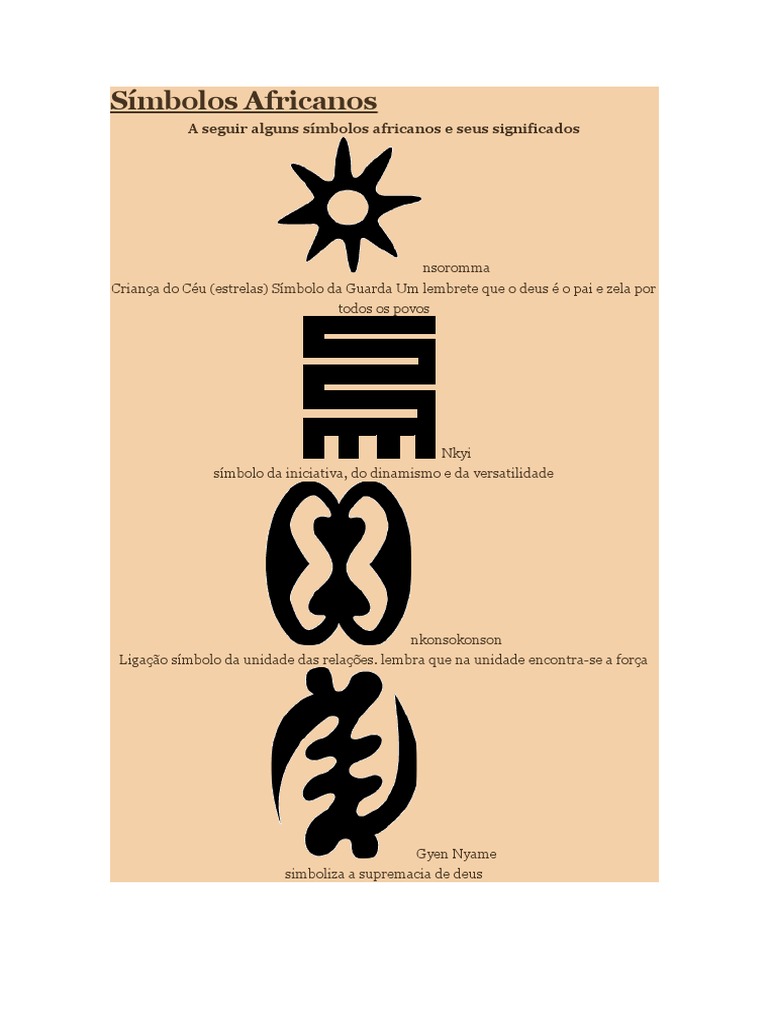 Símbolos Africanos