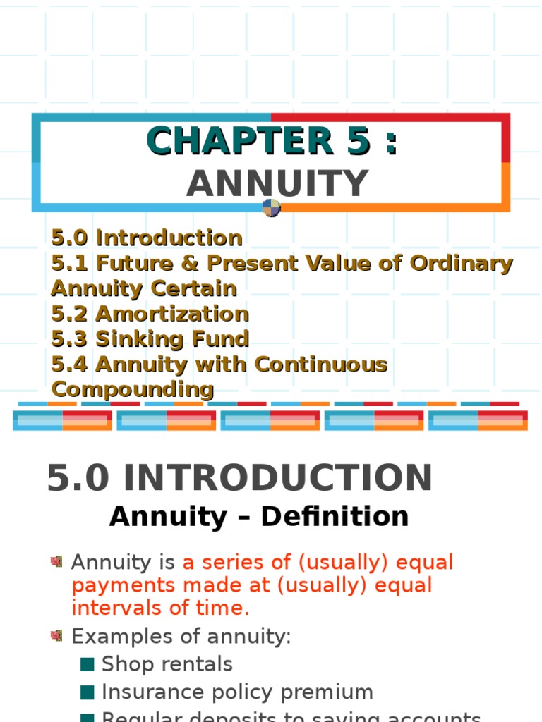 Annuity | PDF | Present Value | Interest