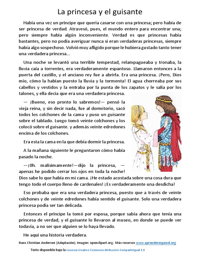 La princesa y el guisante: cómo una delicada princesa descubrió un ...