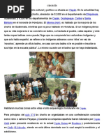 2 Comida Tipíca Chortís y Sus Cultura | PDF | Agricultura | Alimentos