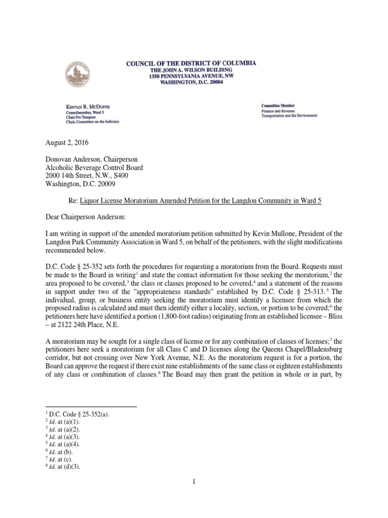 McDuffie Woodridge South ABRA Moratorium Letter | Real Estate Appraisal ...