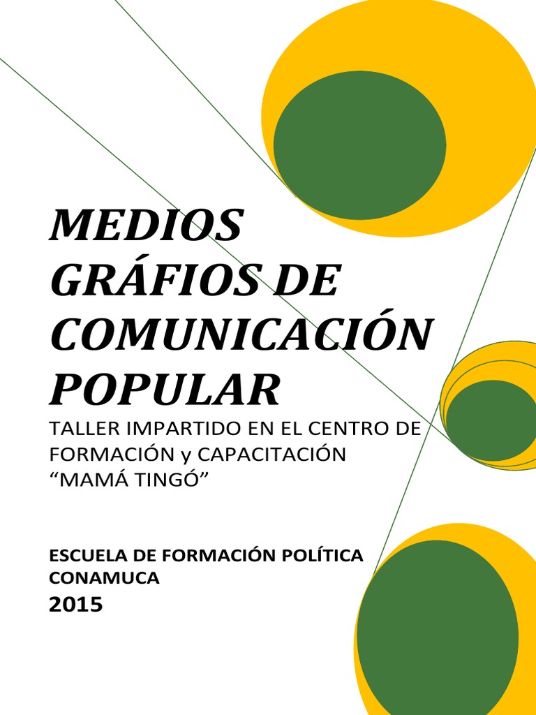 Taller de Medios Gráficos Populares | PDF | Lona | Diseño