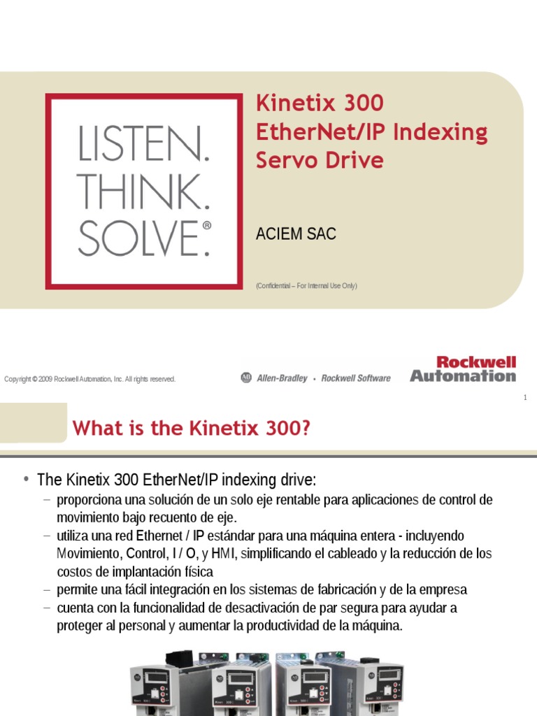 Kinetix 300 Internal ProductPresentation Jan 10 JlgV2 | PDF ...