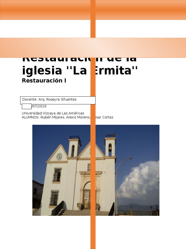 Proyecto Ermita 2 | Descargar gratis PDF | Iglesia (edificio) | Altar