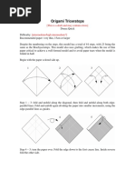 Origami 101: Step-by-Step Guide | PDF | Origami