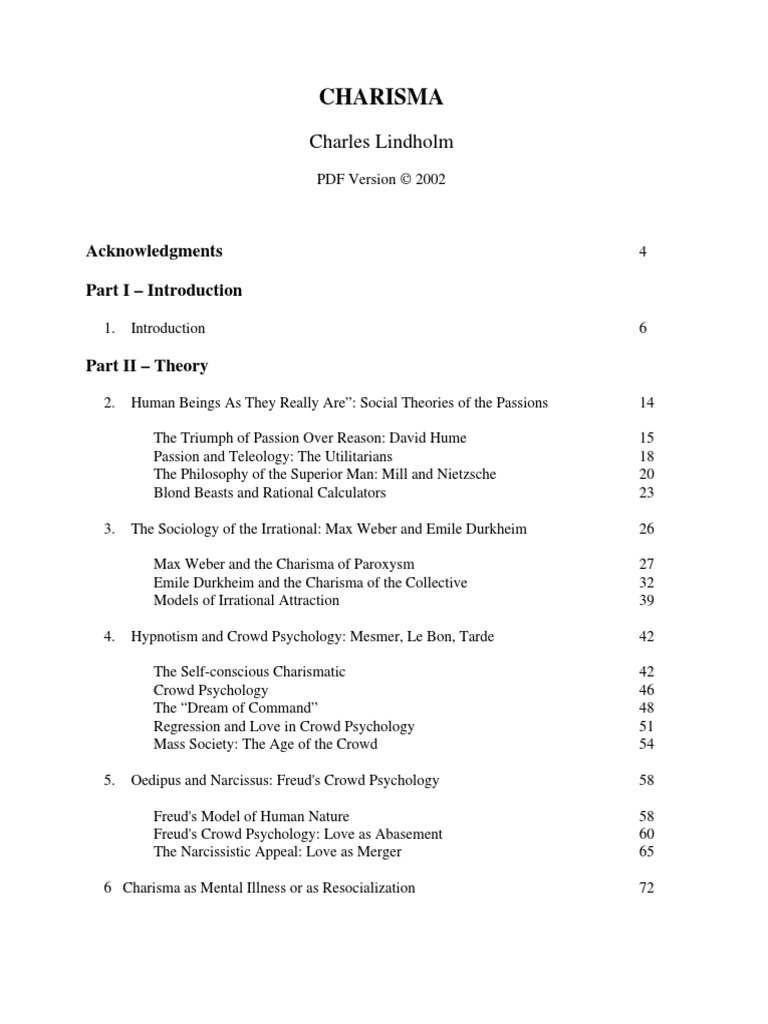 Charisma PDF | PDF