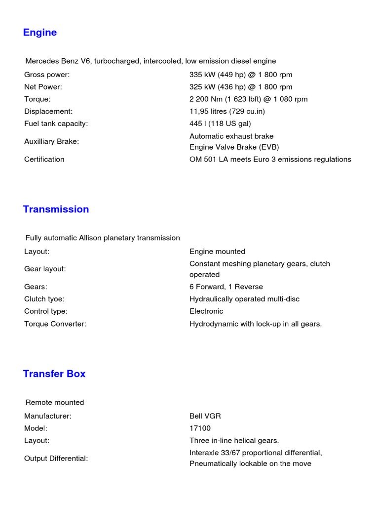 Bell B40D | PDF | Automatic Transmission | Brake