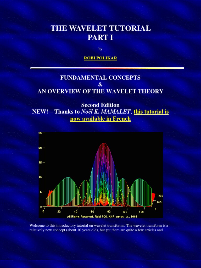 Wavelet Transform Tutorial Part1 | PDF | Spectral Density | Electrical ...