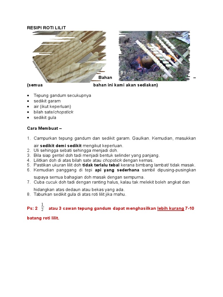 Resipi Roti Lilit | PDF