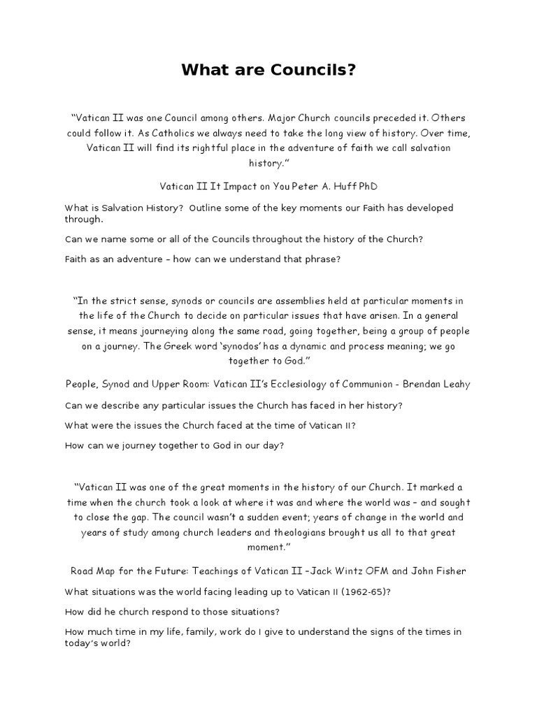 01 What Are Councils | PDF