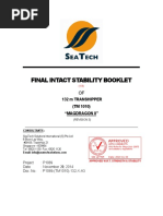 Final Intact Stability Booklet | PDF | Ships | Shipping