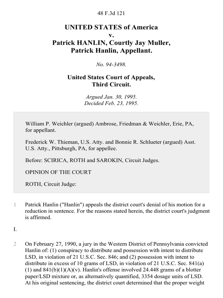United States v. Patrick Hanlin, Courtly Jay Muller, Patrick Hanlin, 48 ...