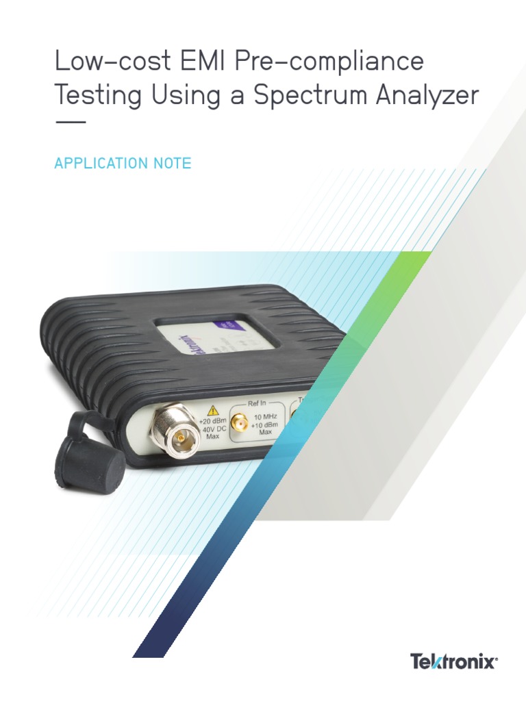 Low-Cost EMI Pre-Compliance Testing Using A Spectrum Analyzer | PDF ...