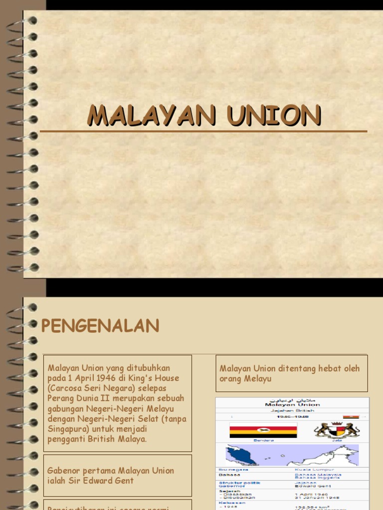 Malayan Union 3 | PDF