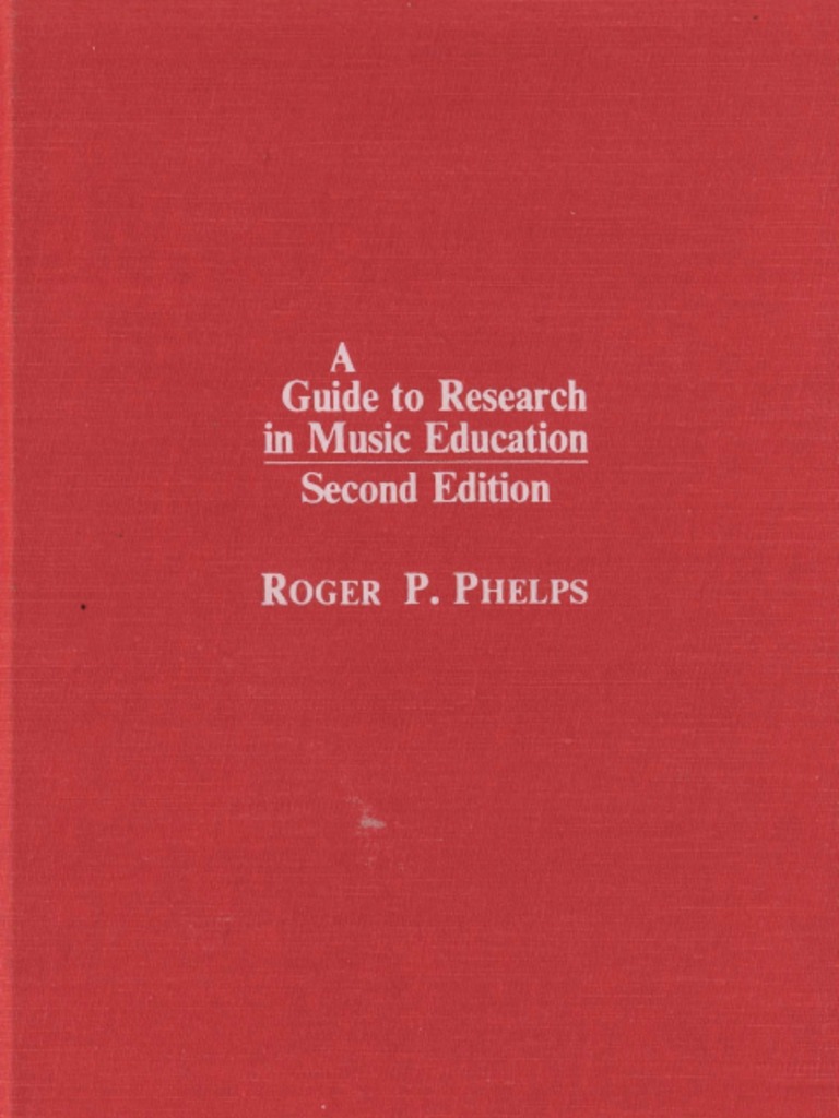 Guide To Research in Music Education | PDF | Deductive Reasoning ...