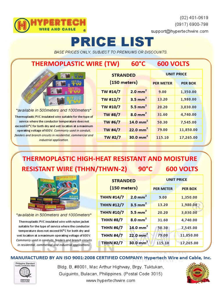 Hypertech Wire | Wire | Cable