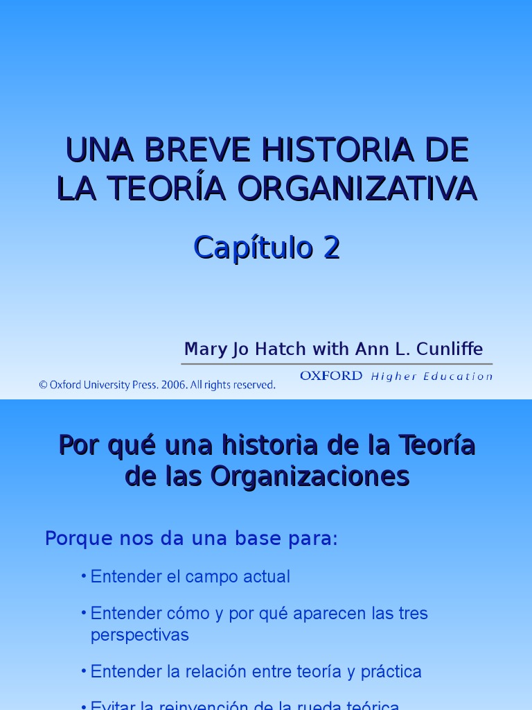 Mary Jo Hatch Cap 2 | PDF | Conocimiento | Sociedad