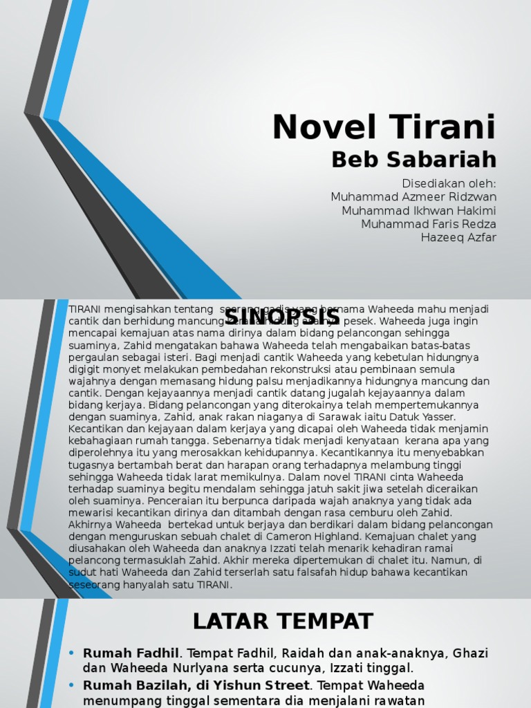 Novel Tirani (Complete) | PDF