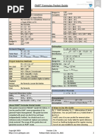 PMP Formulas Cheat Sheet | PDF | Net Present Value | Discounted Cash Flow